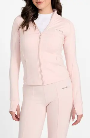 Guess Margo Long Sleeve Active Sweatshirt - Dolly Pink