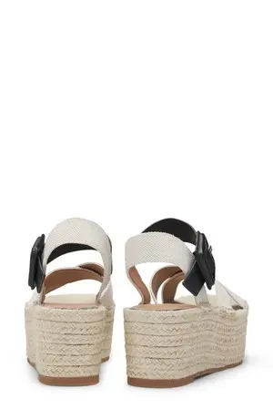 BOSS Espadrille Ankle Strap Platform Wedge Sandal