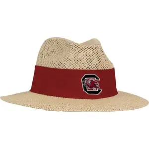 AHEAD South Carolina Gamecocks Wellington Gambler Straw Hat - Tan