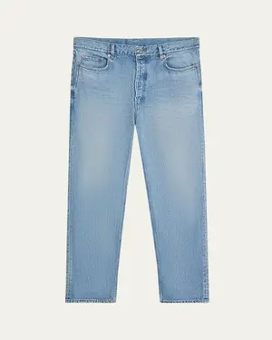 Saint Laurent Faded Denim Jeans