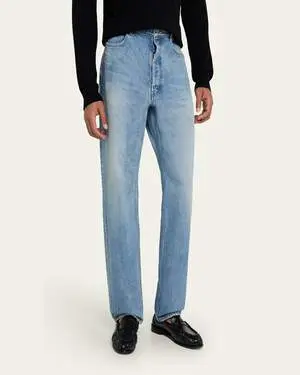 Saint Laurent Faded Denim Jeans