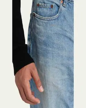 Saint Laurent Faded Denim Jeans