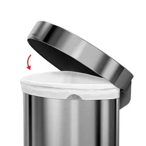 SIMPLEHUMAN 45l Semi-round Step Can