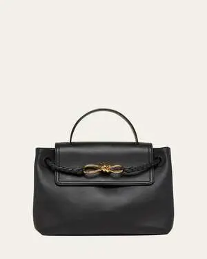 Bottega Veneta Ciao Ciao Small Calfskin Leather Crossbody Bag - Black