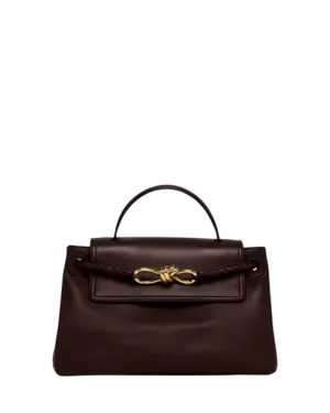 Bottega Veneta Ciao Ciao Small Calfskin Leather Crossbody Bag - Fondant