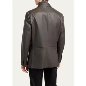 Brioni Monti Deerskin Single-breasted Blazer