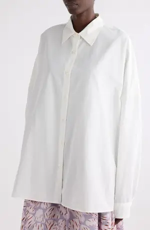 Dries Van Noten Casia Oversize Button-up Shirt