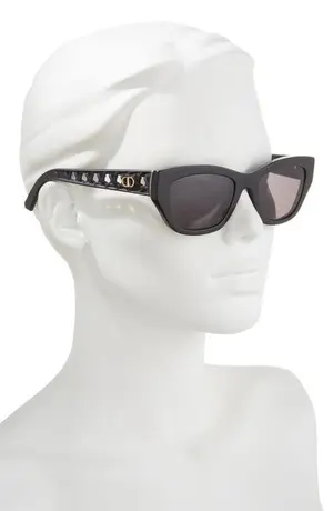 Dior Butterfly Sunglasses - Shiny Black / Smoke