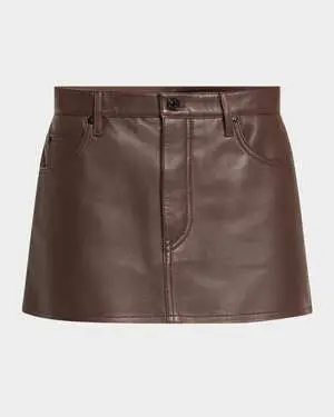 Leather Mini Skirts