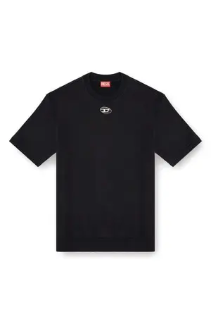 DIESEL® Short Sleeve Cotton Sweatshirt