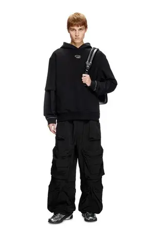 DIESEL® Short Sleeve Cotton Sweatshirt