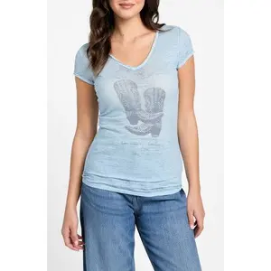 Guess V Neck T-shirts For Women