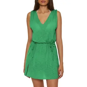 BCA BY REBECCA VIRTUE Holly Slub Cover-up Dress - Verde