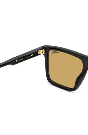 Carrera Eyewear Rectangular Flat Top Sunglasses - Black Yellow