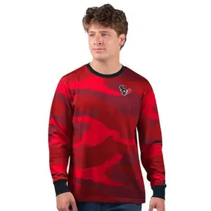 STARTER Houston Texans Thursday Night Gridiron Long Sleeve T-shirt