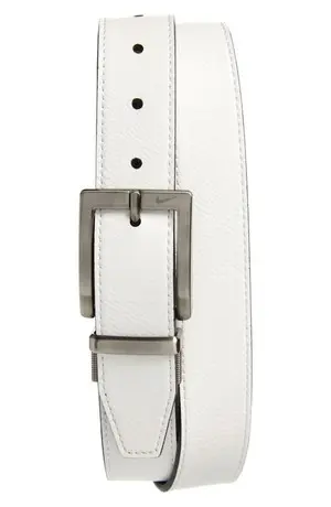 Nike Core Reversible Leather Belt - White/ Black