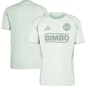 Adidas Philadelphia Union 2025 One Planet Pre-match Top - Light Green