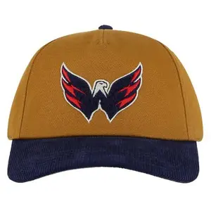 American Needle Navy Washington Capitals Burnett Adjustable Hat - Tan