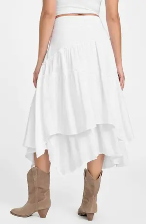 Guess Tanya Tiered Maxi Skirt