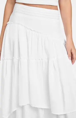 Guess Tanya Tiered Maxi Skirt