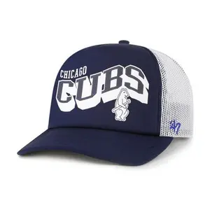 '47 Chicago Cubs Meander Foam Trucker Snapback Hat - Navy