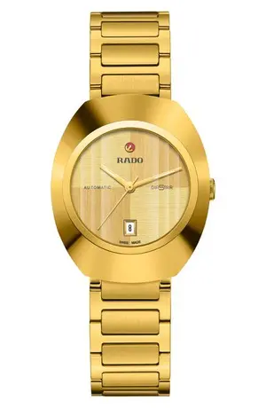 RADO Diastar Original Automatic Bracelet Watch - Gold