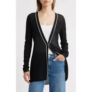 FRAME The Varsity Tipped Cardigan