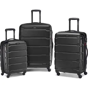SAMSONITE Omni Pc Hardside Expandable 3-piece Spinner Luggage Set - Black