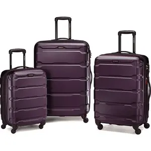 SAMSONITE Omni Pc Hardside Expandable 3-piece Spinner Luggage Set - Purple