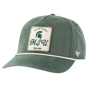 '47 47 Michigan State Spartans Pitstop Hitch Rope Adjustable Hat - Green