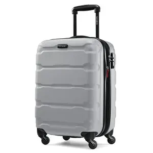 SAMSONITE Omni Pc Hardside Expandable Carry-on Spinner Luggage - Silver