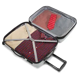 SAMSONITE Omni Pc Hardside Expandable Carry-on Spinner Luggage - Silver