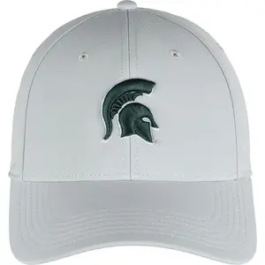 AHEAD Michigan State Spartans Stratus Aerosphere Adjustable Hat - Stone