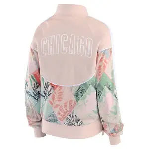 WEAR BY ERIN ANDREWS Chicago Cubs Raglan Full-zip Track Jacket