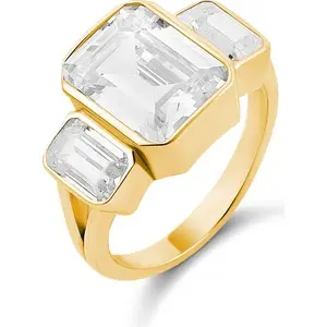 SHYMI Cubic Zirconia Statement Ring - Gold