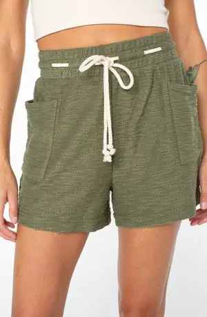 Roxy Cotton-blend Shorts - Four Leaf