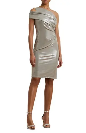 Ralph Lauren Metallic Cocktail Dresses
