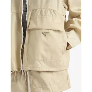 Prada Re Nylon Blouson Jacket - Neutral