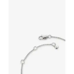 Monica Vinader July Birthstone Ruby And Sterling Bracelet - Silver