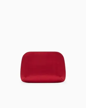 Giorgio Armani Satin La Prima Clutch - Red