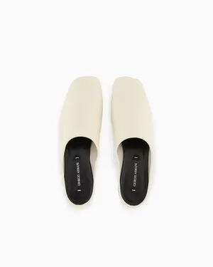 Giorgio Armani X 10 Corso Como Calfskin Mules