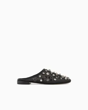 Giorgio Armani X 10 Corso Como Rhinestone Embellished Mules