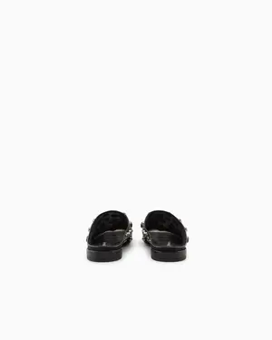 Giorgio Armani X 10 Corso Como Rhinestone Embellished Mules