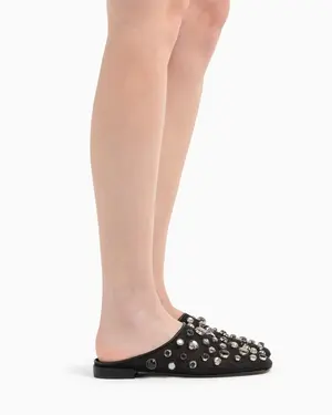 Giorgio Armani X 10 Corso Como Rhinestone Embellished Mules