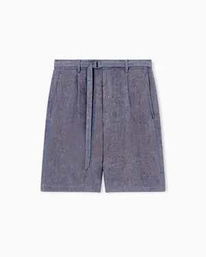 Giorgio Armani Linen Bermuda Shorts
