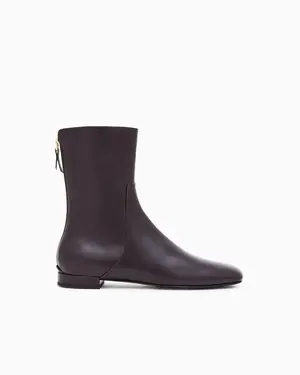 Giorgio Armani Zip Up Boots For Women