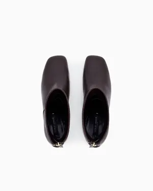 Giorgio Armani Leather Ankle Boots