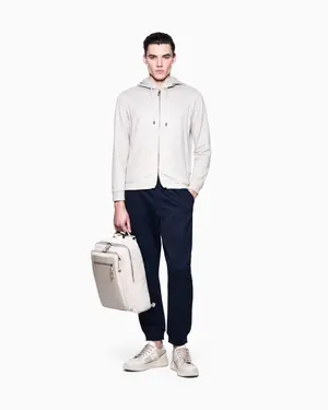 Giorgio Armani Hooded Cashmere Sweatshirt - Beige