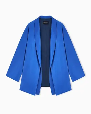 Giorgio Armani Washed Silk Single-breasted Jacket