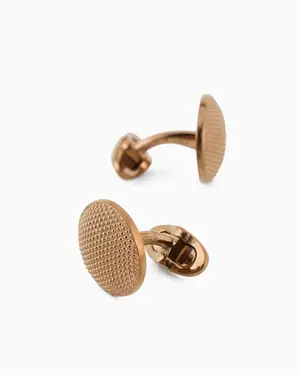 Giorgio Armani Bronze-finish Sterling Silver Cufflinks